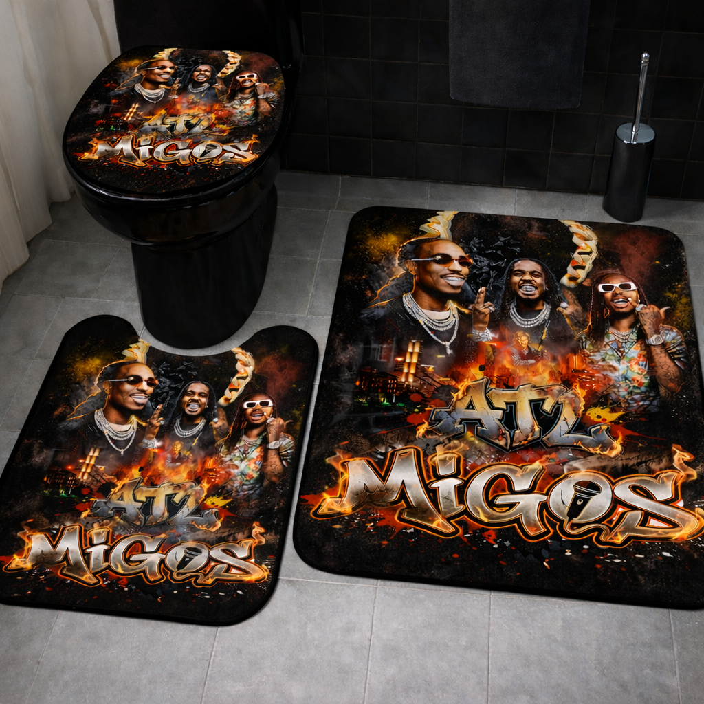 Custom Bathroom Rug Set | Personalized 3-Piece Bathroom Set – 413 Print ...